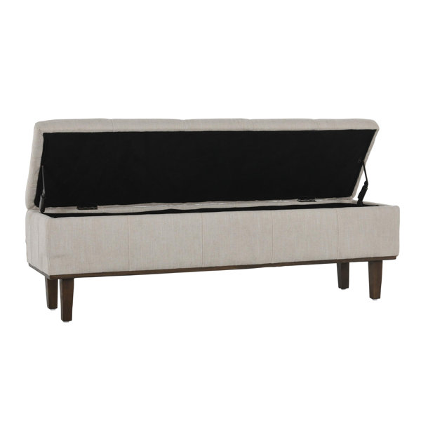 Classic Home Upholstered Flip Top Storage Bench And Reviews Perigold